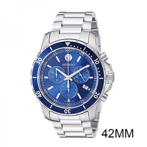 Movado 모바도 남자 시계 Series 800 Chronograph Dial Steel Mens Watch 2600141 - 위핑