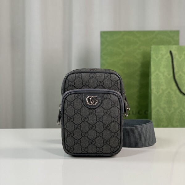 구찌 GUCCI 더블 G자카드 도그집업 유니크로스백 752565 12X18X6.9cm - 위핑