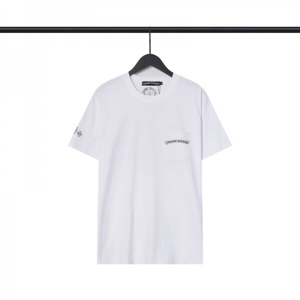 크롬하츠 Chrome Heart 크로하트 말굽 십자가 범레터링 캐주얼 반팔 남여 루즈핏 티셔츠 화이트 - 위핑