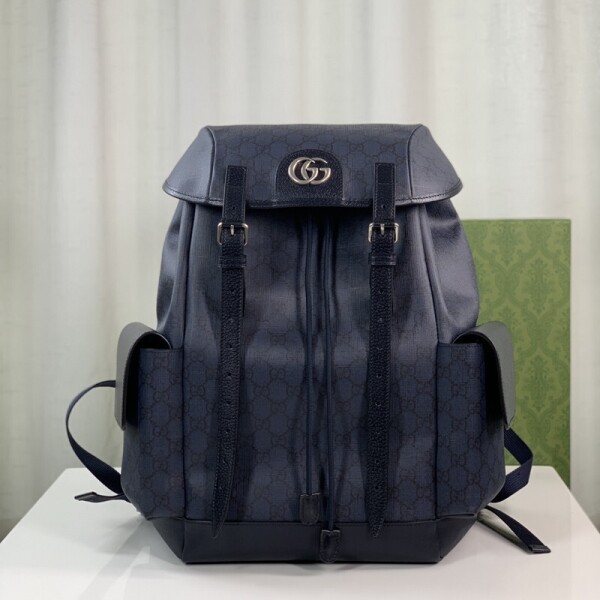 구찌 GUCCI Ophidia 더블 G 스트링 플랩 버클 사이드 포켓 백팩 598140 24X40X16cm - 위핑