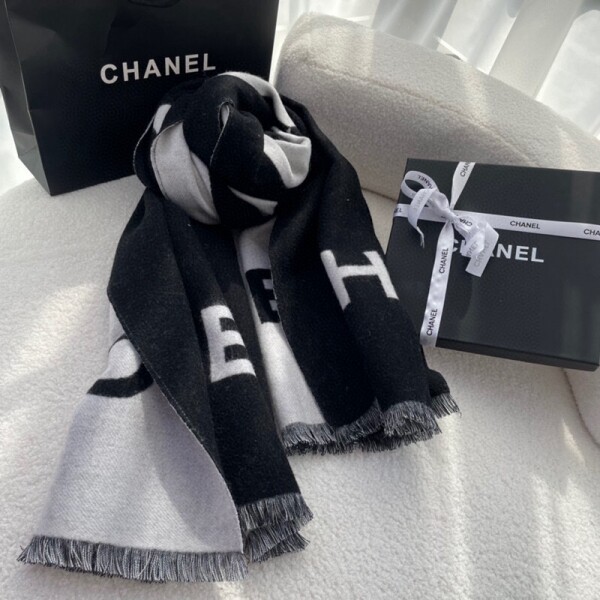 샤넬 CHANEL 클래식 원소 프린팅 스카프 70*200cm - 위핑