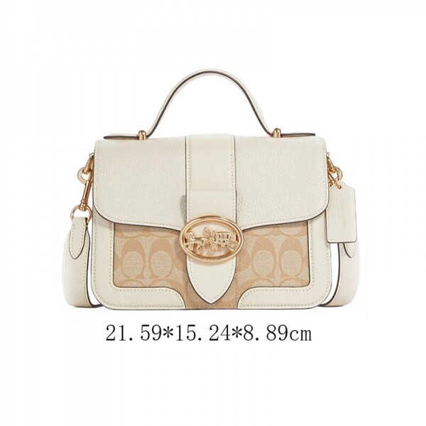 COACH 코치 스몰 조지 탑 핸들백 6504 - 위핑