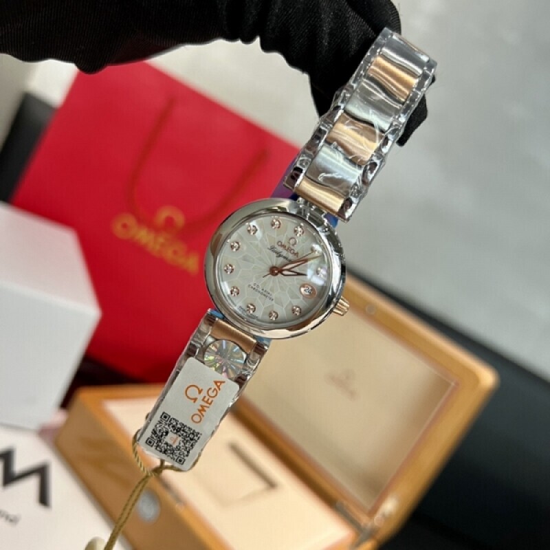 오메가 OMEGA 심플 디자인 캐주얼 여성 손목시계 - 위핑