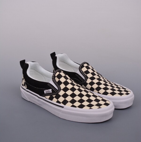 반스 vans 블랙/블랙 체크 컴포트 슬립온/보드화 VN0009QDQXH - 위핑