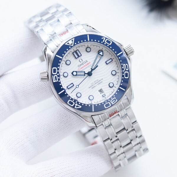 오메가 OMEGA 디자인 트렌디한 남성 기계식 시계 42*12mm - 위핑