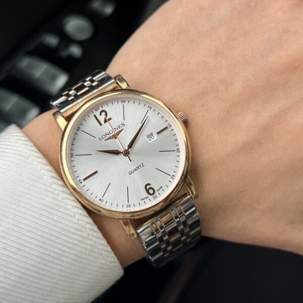 론진 Longines 모던 캐주얼 심플 디자인에 매치된 손목시계 40*8mm - 위핑