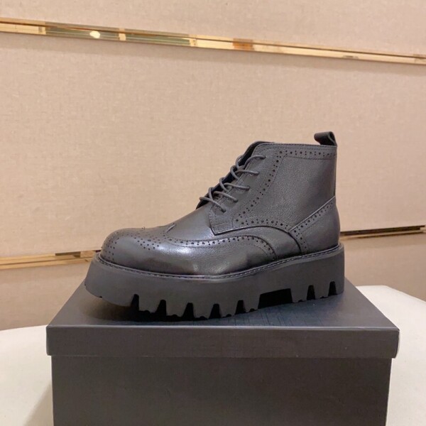 프라다 Prada 남성 패션 하이탑 스니커즈 쇼플렉스