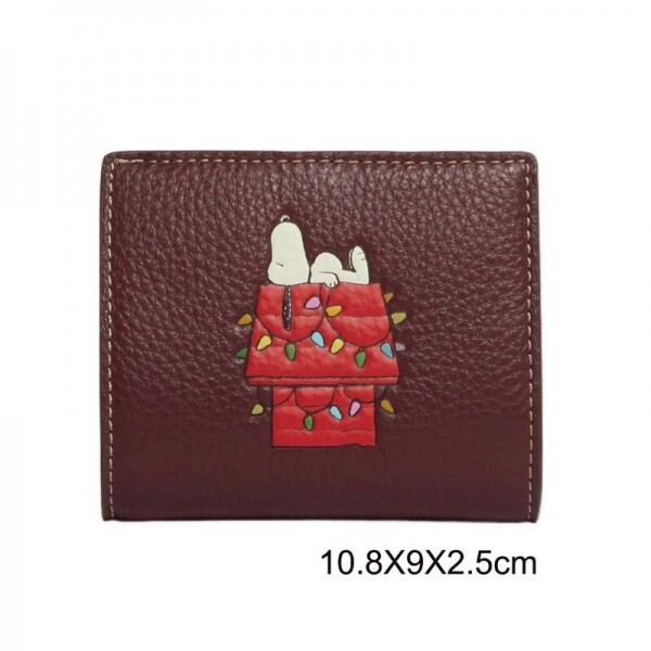 COACH 코치 X 피넛 스누피 모티브 스냅 반지갑 2컬러 CF252 - 위핑