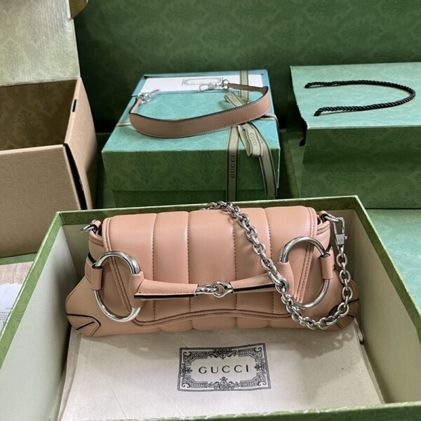 구찌 GUCCI 스타일리시한 홀스빗 디자인 블라우스 숄더백 764339 27*11.5*5cm - 위핑