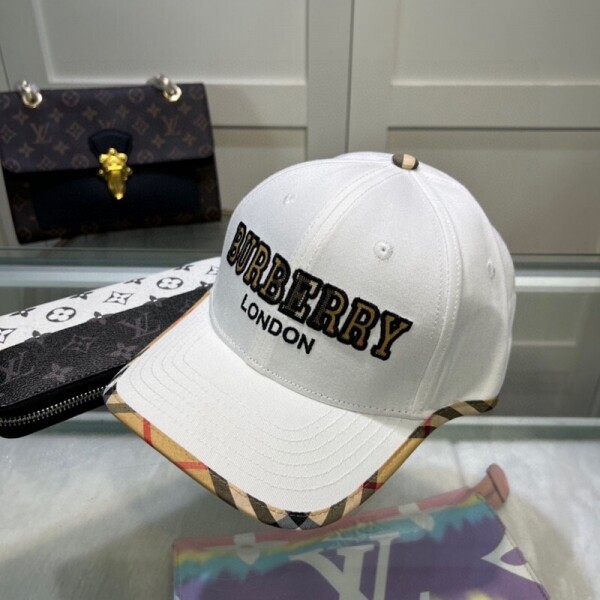 버버리 BURBERRY 로고 자수 패션 심플 스냅백 남녀공용 - 위핑