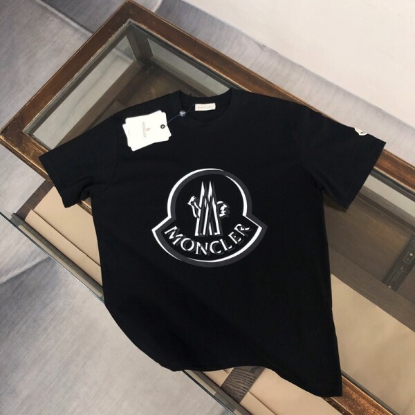 몽클레르 Moncler 로고 프린트 커플 반팔 티 위핑