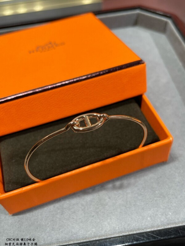 에르메스 Hermès 클래식 심플 코 뱅글 - 위핑