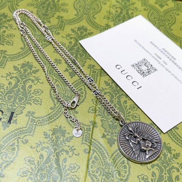 구찌 GUCCI 클래식 요소 빈티지 트렌드 목걸이 - 위핑