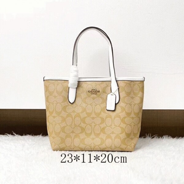 COACH 코치 미니 시티 토트백 숄더백 CN733 CN733khaki-white - 위핑