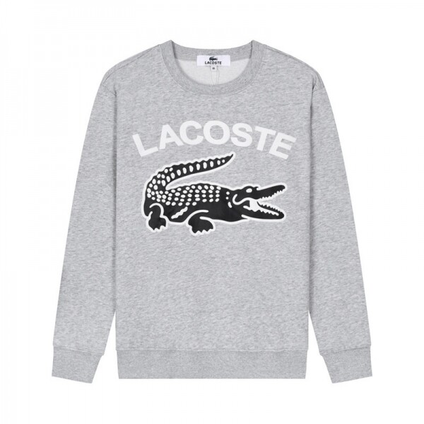 라코스테 LACOSTE 악어 프린트 캐주얼 라운드 맨투맨 남녀 공용 - 위핑