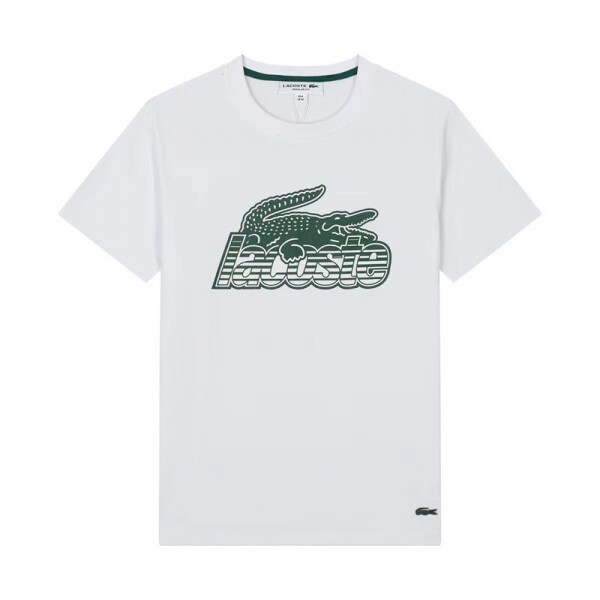 라코스테 LACOSTE 악어 프린트 트렌드 캐주얼 반팔 티 남녀 공용 - 위핑