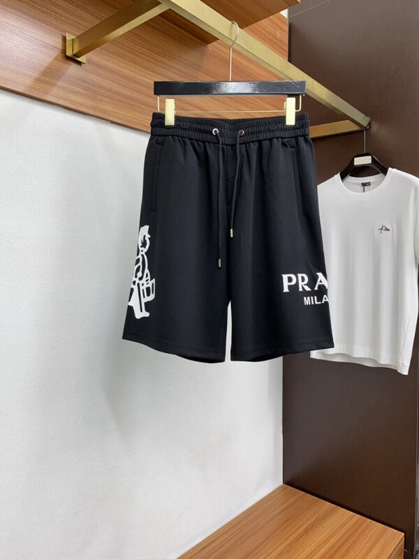 프라다 Prada 통기성이 뛰어난 다목적 캐주얼 반바지 - 위핑