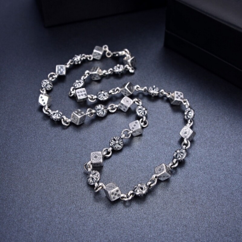 크롬하츠 Chrome Hearts 패션 트렌드 주사위 목걸이 남여 공용 - 위핑