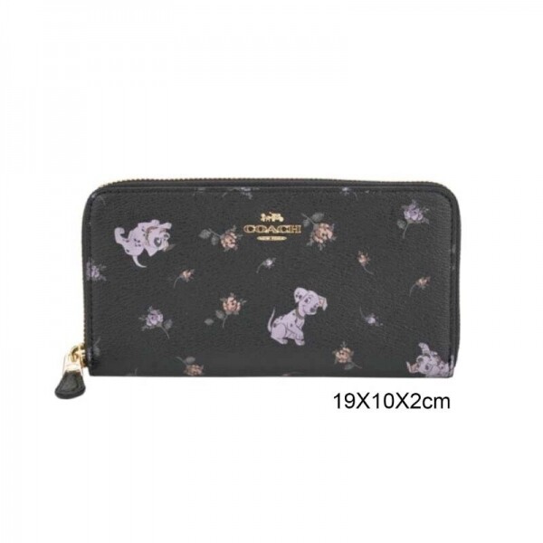 Coach 코치 장지갑 여성 F91743 IMA47 콜라보레이션 달마시안 PVC - 위핑