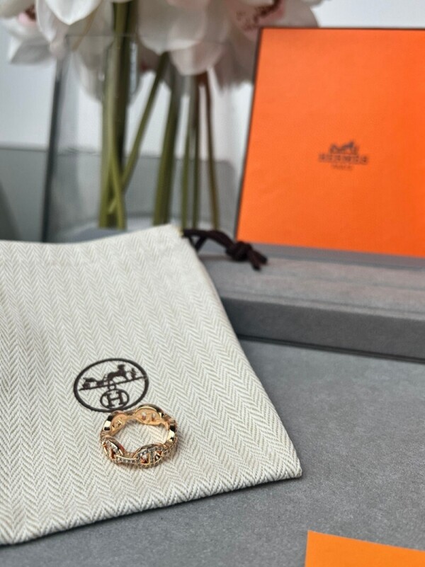 에르메스 Hermès 스타일리시한 캐주얼 반지 - 위핑
