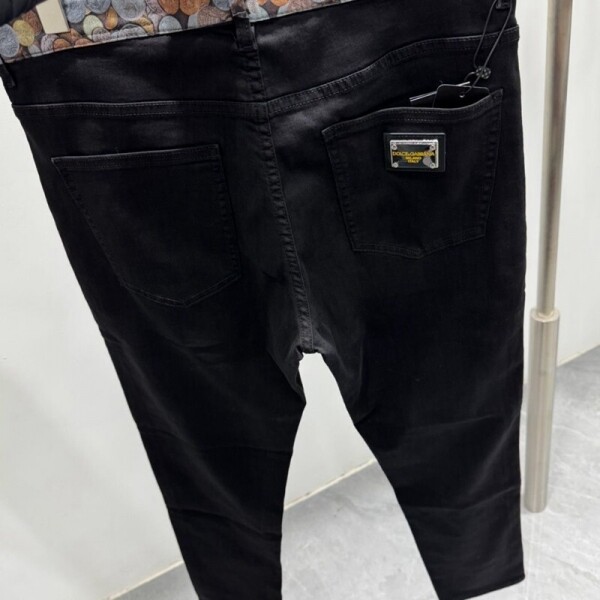 돌체앤가바나 Dolce & Gabbana 로고 모던 디자인 트렌드 캐주얼 데님 팬츠 - 위핑