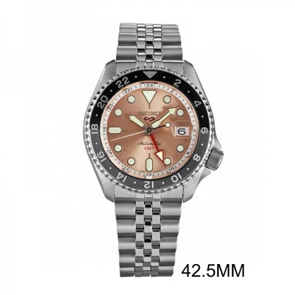 세이코 세이코5 오토메틱 남성 남자 로즈골드 스포츠 메탈시계 SSK043K1 - 위핑