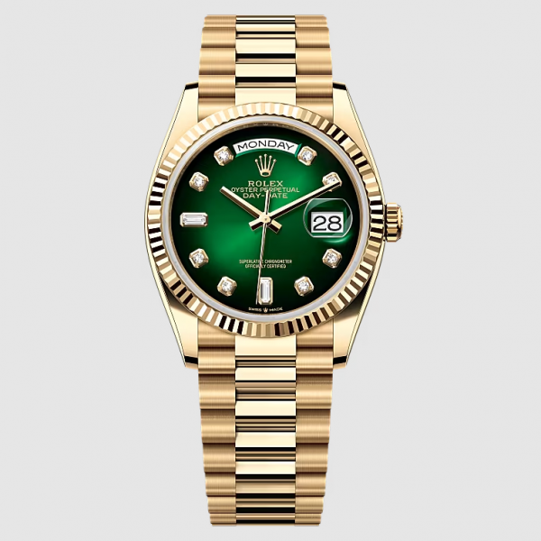 롤렉스 ROLEX [W워치] 데이데이트 36/41mm 그린옴브레 m128238-0069 - 위핑
