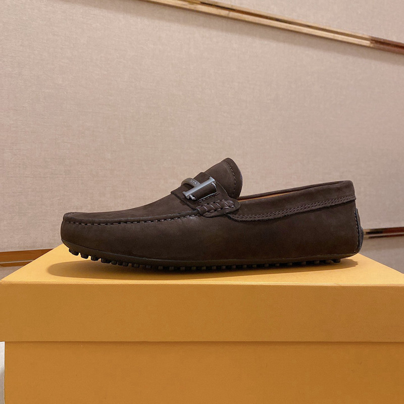 토즈 TOD'S 남자의 비니 신발 유행 내마모성 모든 경기 캐주얼 신발 브라운 - 위핑