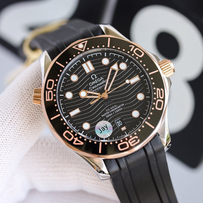 오메가 Omega 해마 300m 시리즈 남성 패션 시계 42MM - 위핑