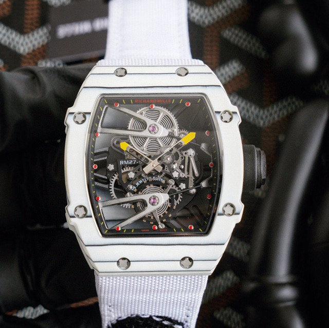 리차드밀 Richard Mille RM27-01 남성용 기계식 시계 43MM - 위핑