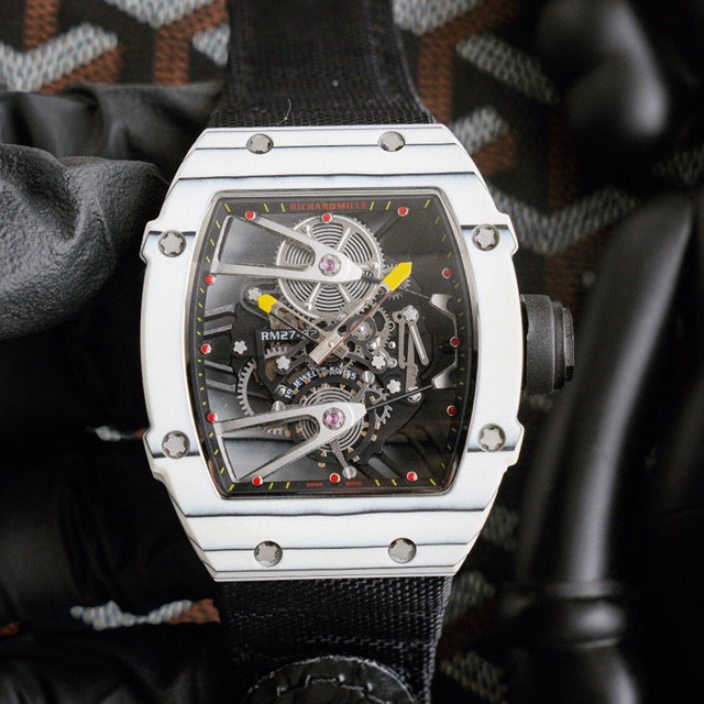리차드밀 Richard Mille RM27-01 남성용 기계식 시계 43MM - 위핑