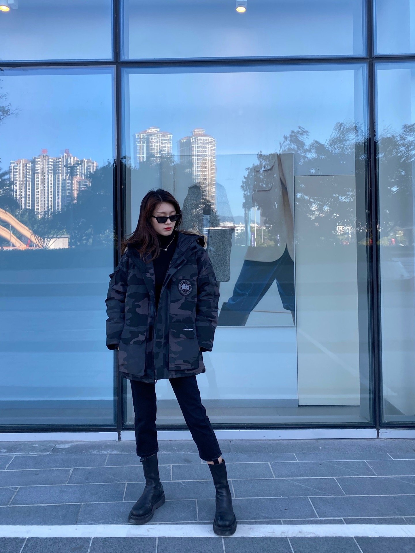 CANADA GOOSE 캐나다 구스 4660M 롱 다운 코트 남여공용 미채 - 위핑