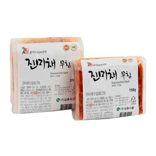 진미채무침(300g)(150gX2개)(PE비닐재질) - 위핑